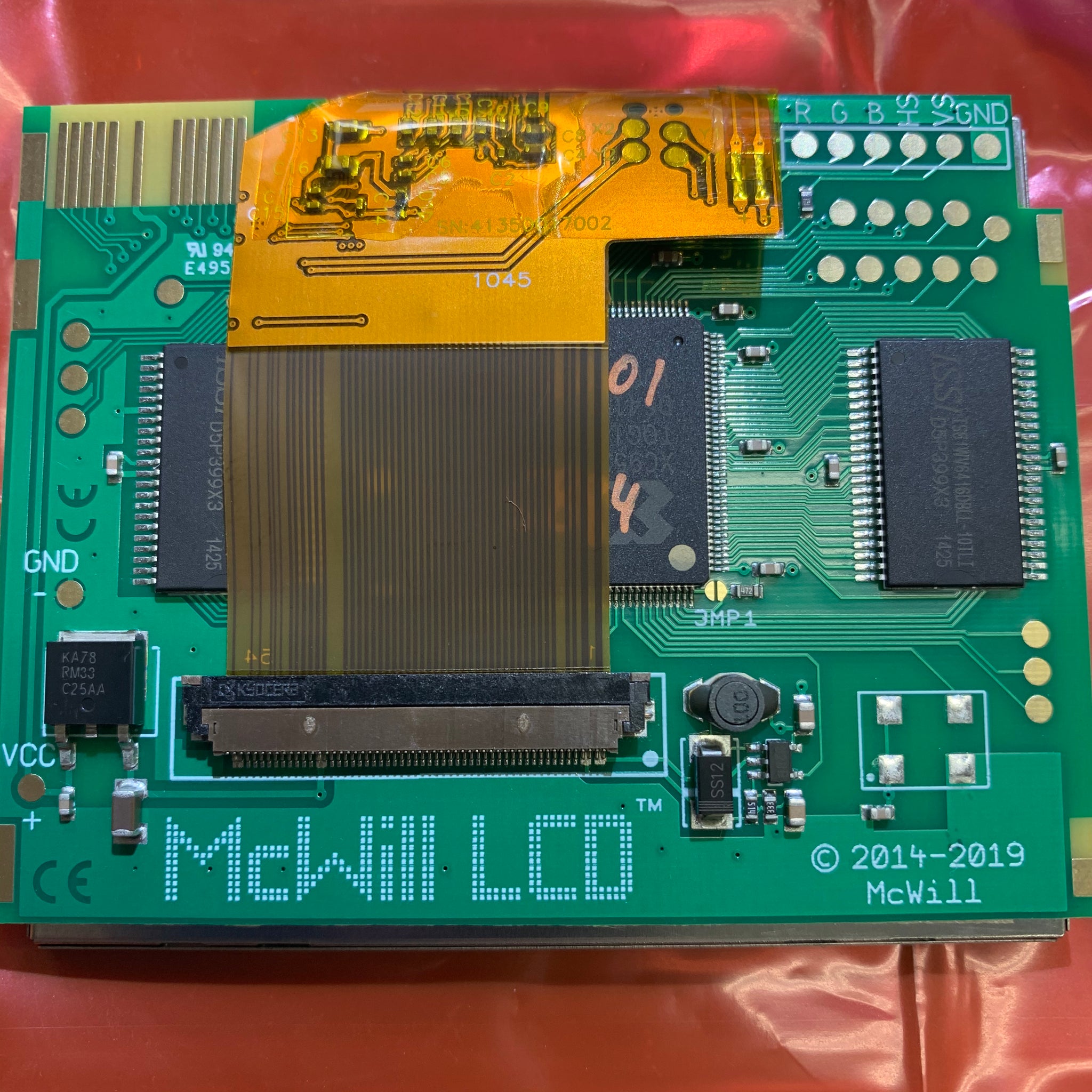 Boxed Red Game Gear with McWill LCD screen set - RetroAsia