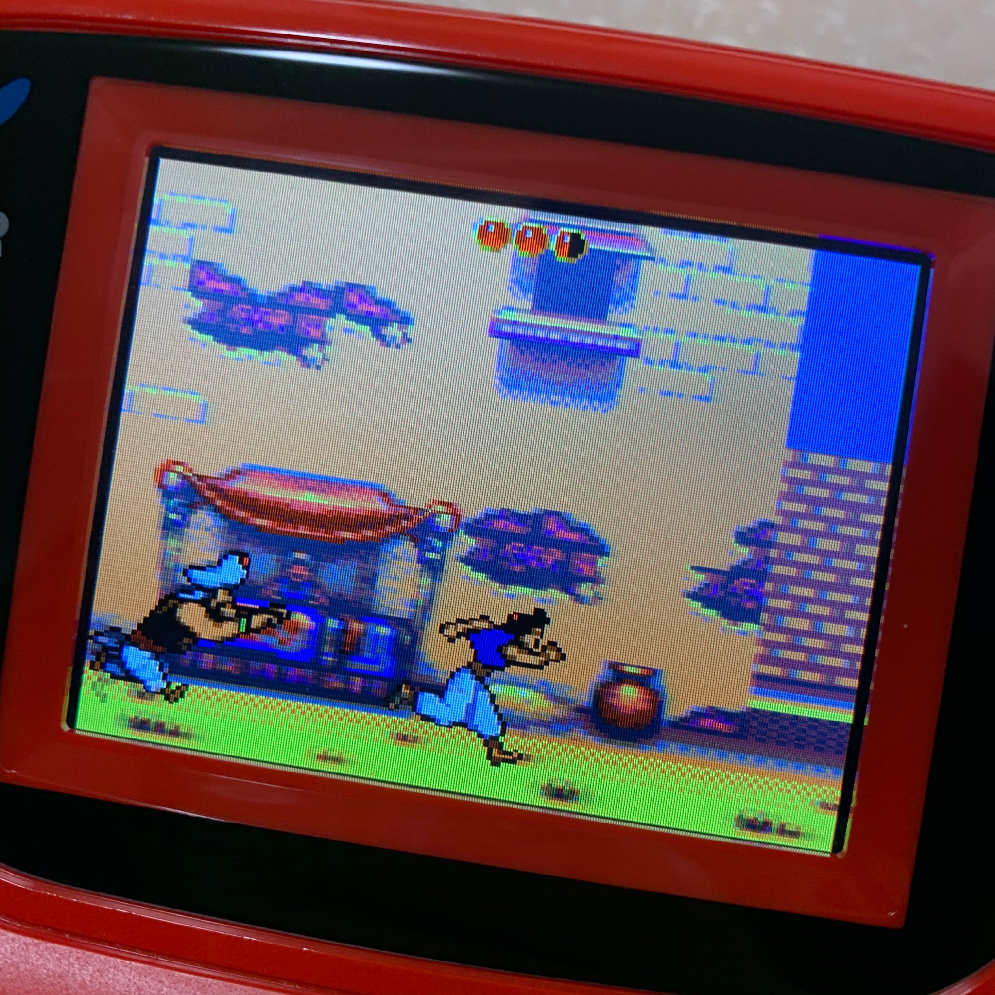 Boxed Red Game Gear with McWill LCD screen set - RetroAsia