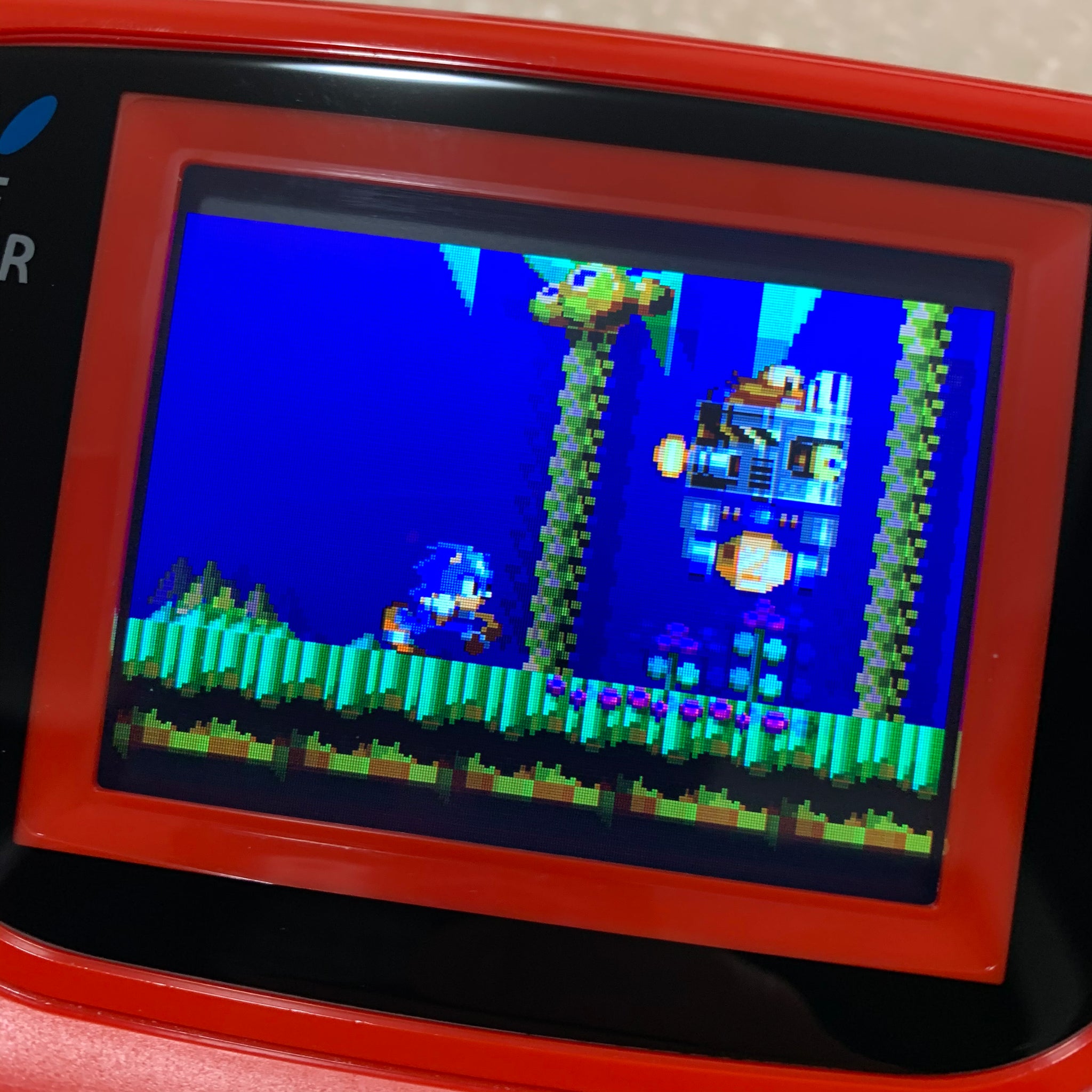 Boxed Red Game Gear with McWill LCD screen set - RetroAsia